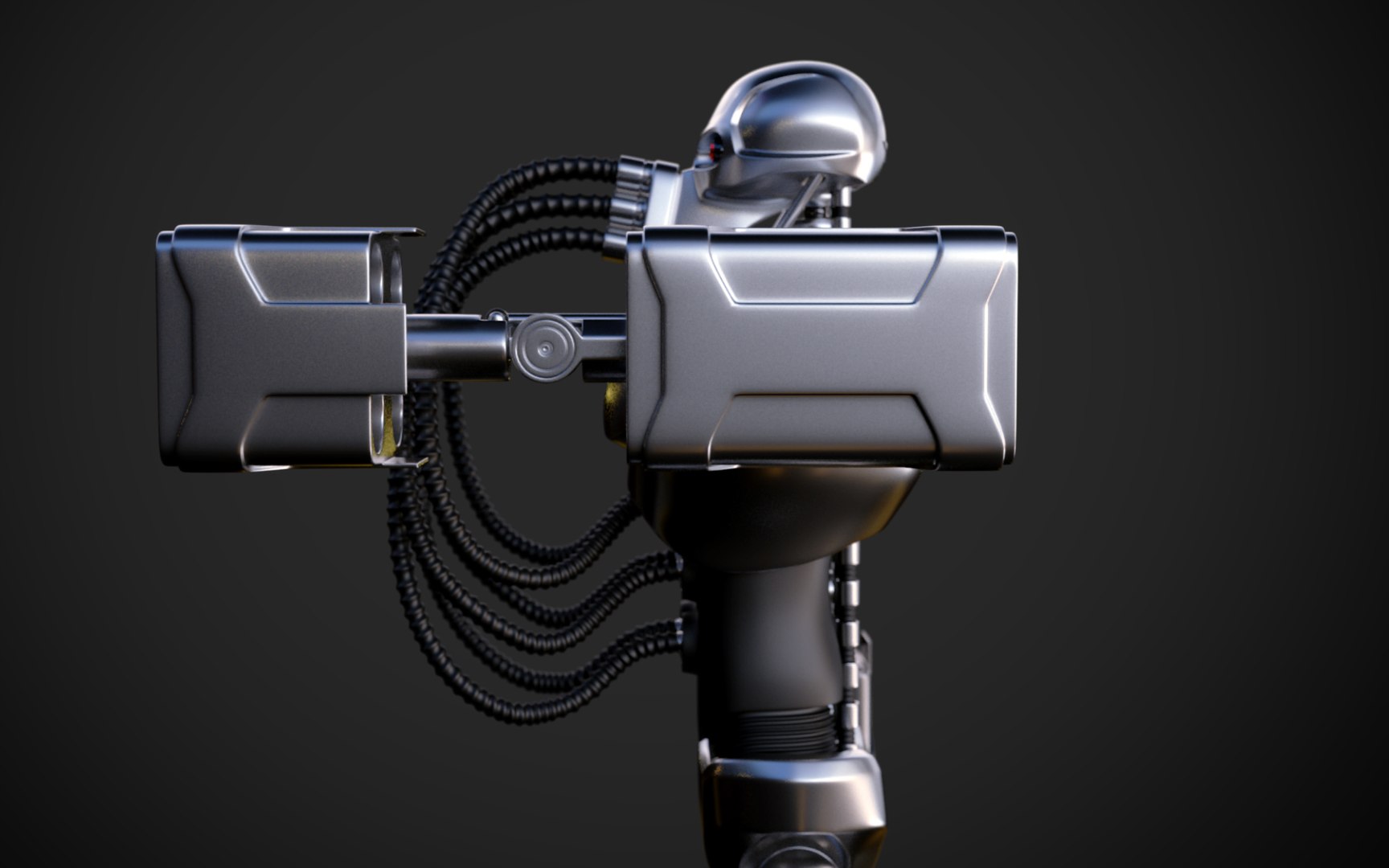 Robot Designed 3d Obj