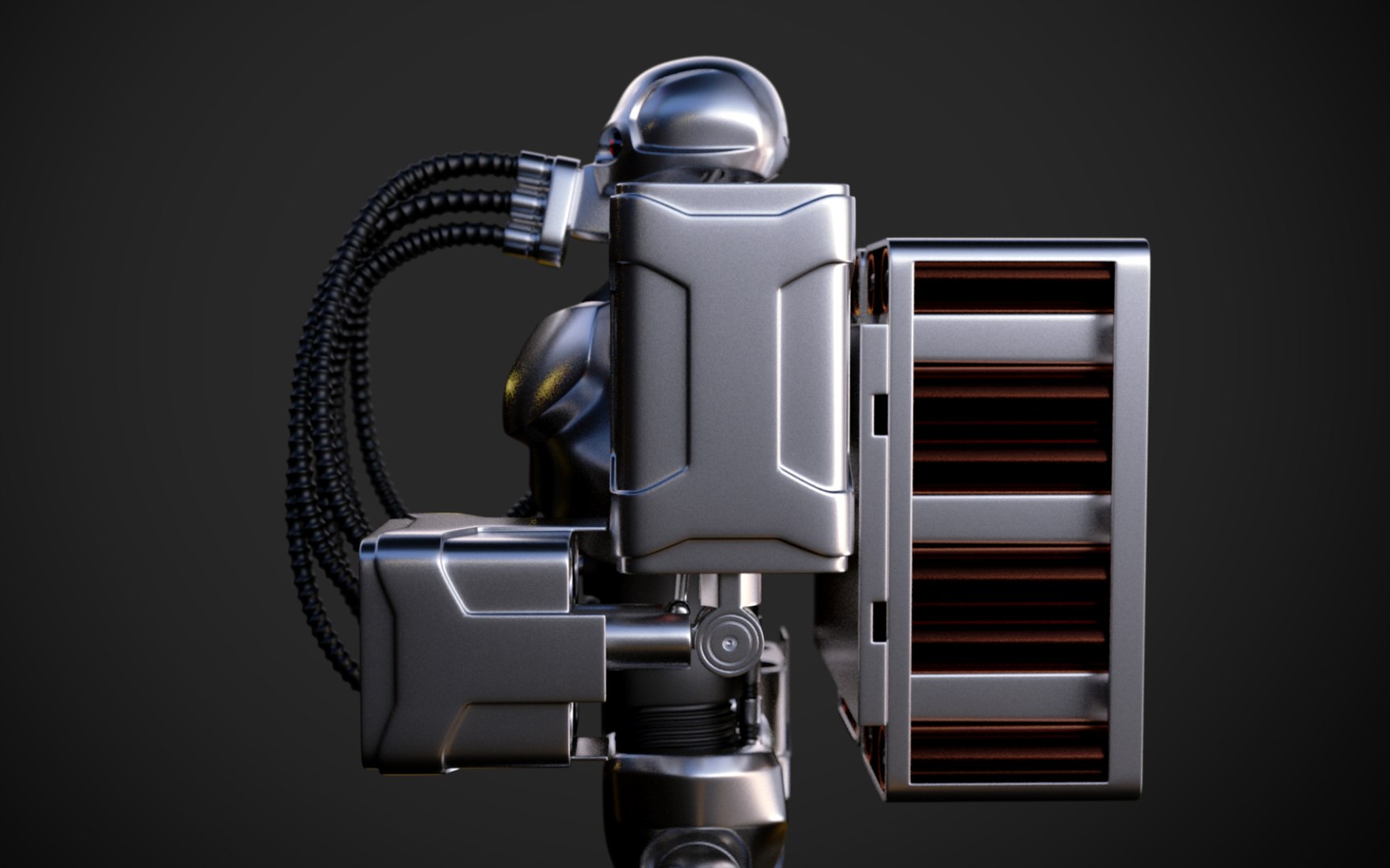 Robot Designed 3d Obj