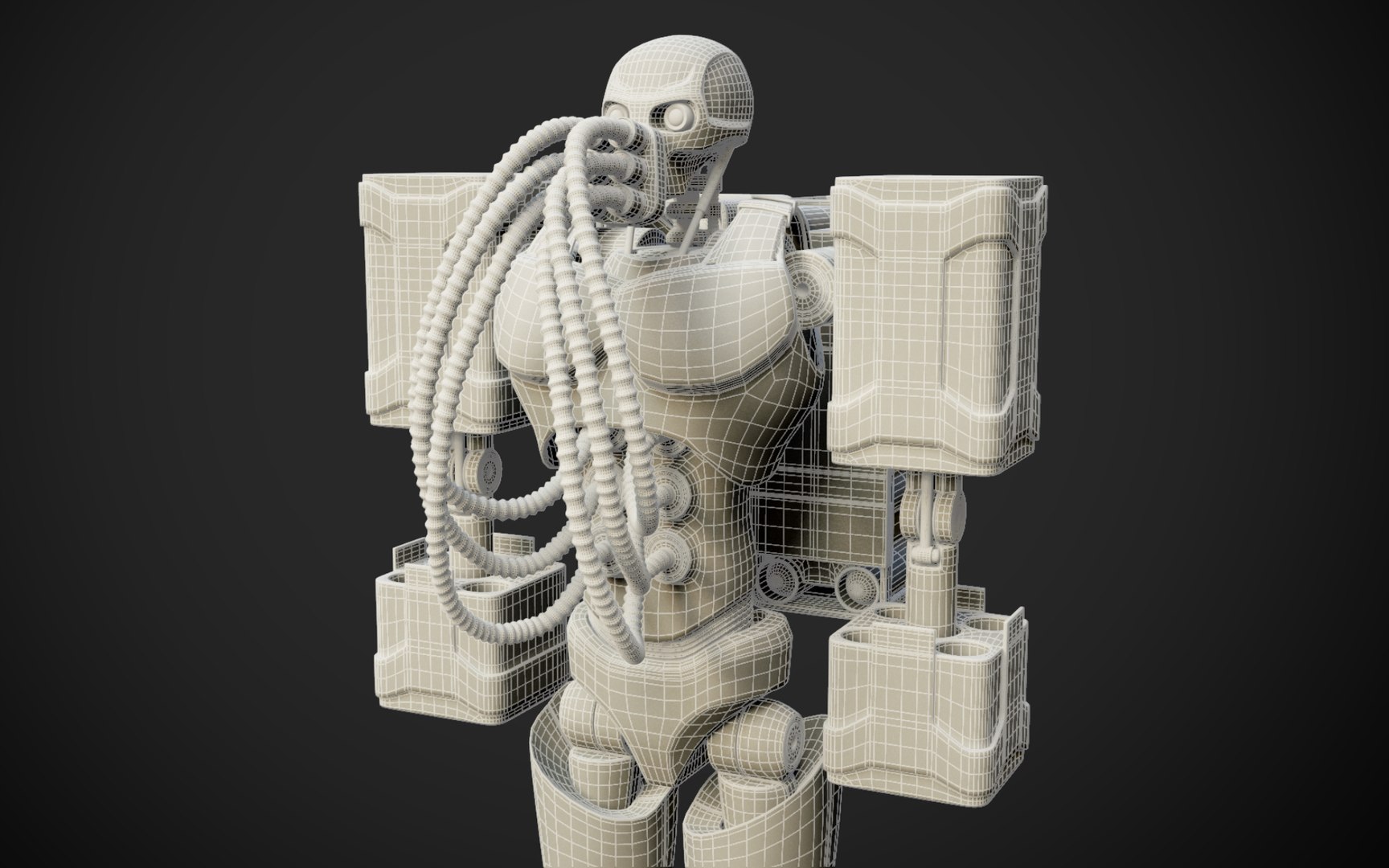 Robot Designed 3d Obj