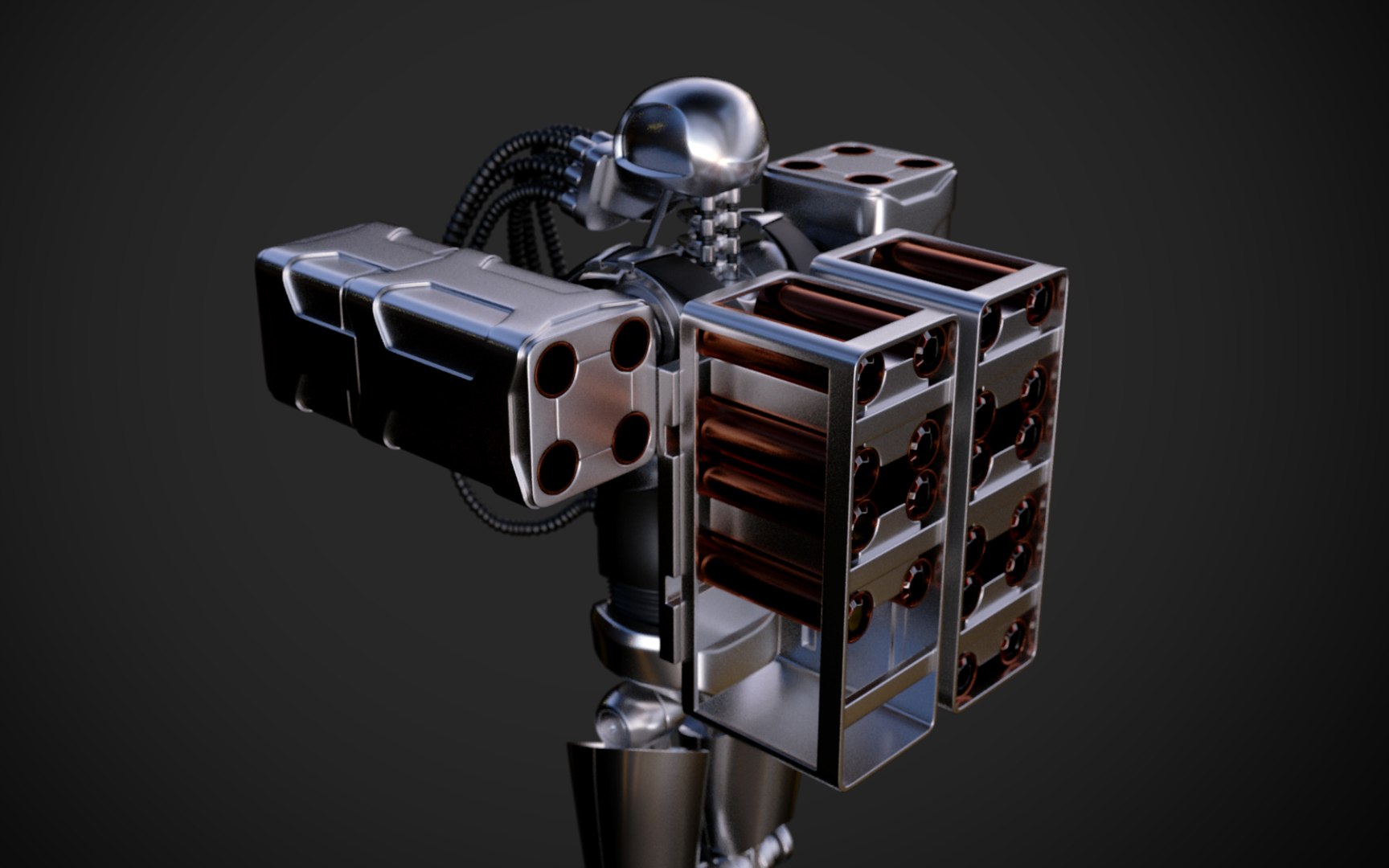 Robot Designed 3d Obj