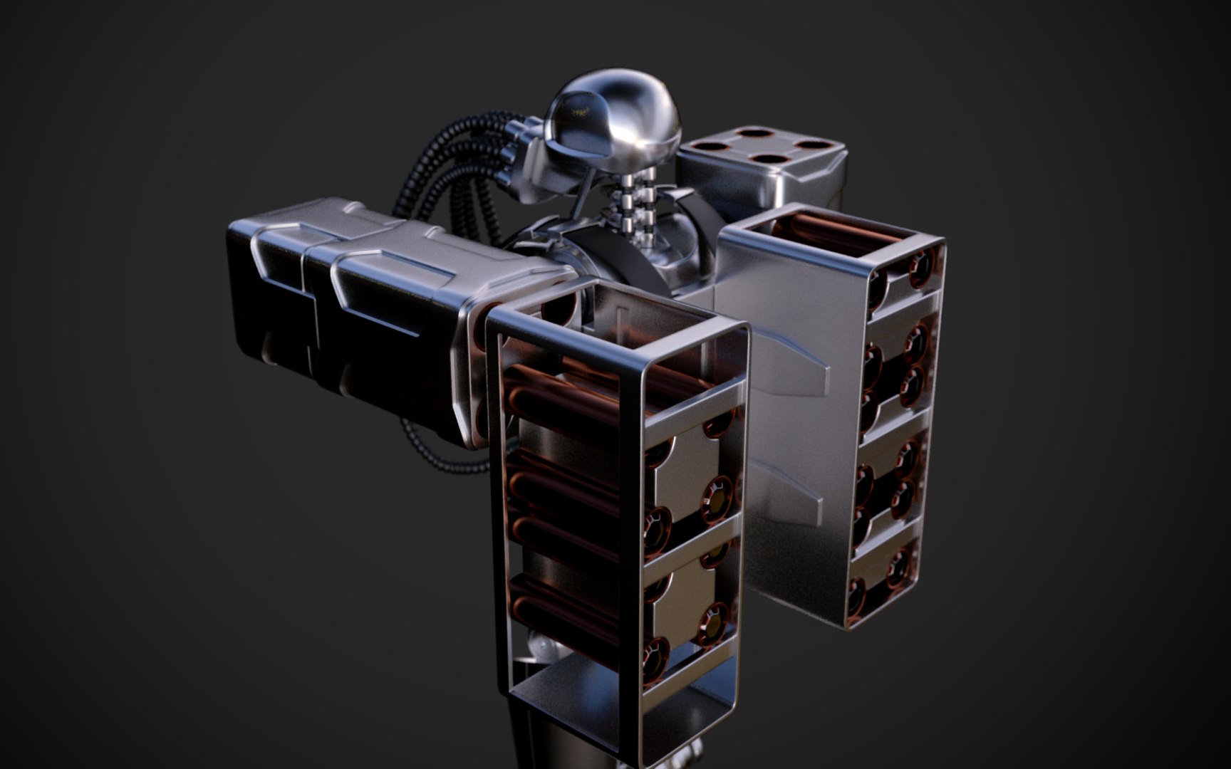 Robot Designed 3d Obj