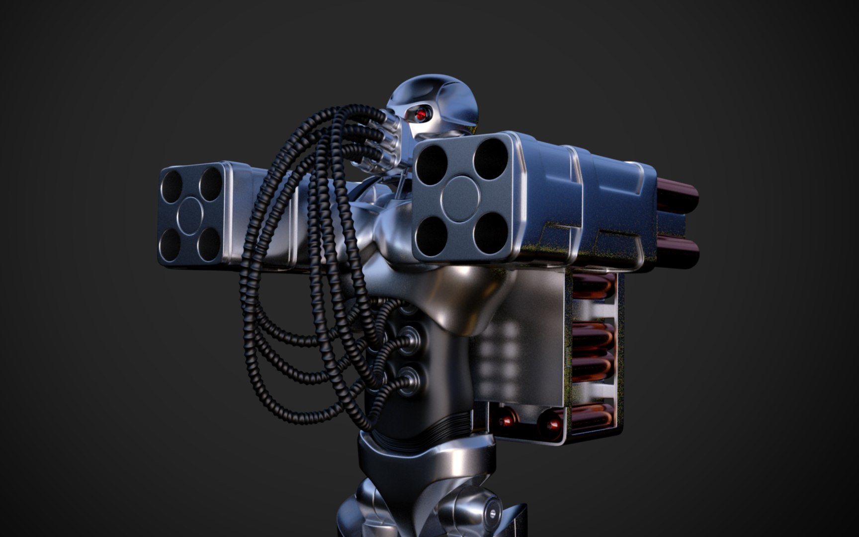 Robot Designed 3d Obj