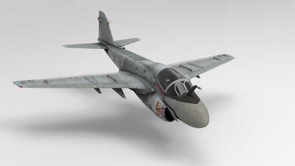 3D A-6 Intruder model - TurboSquid 1900243