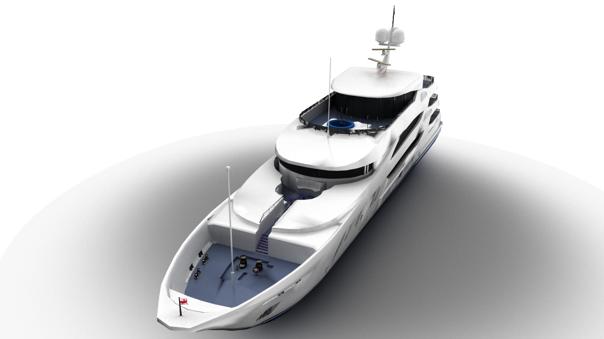 Trinity Yacht 3D Model - TurboSquid 1464824