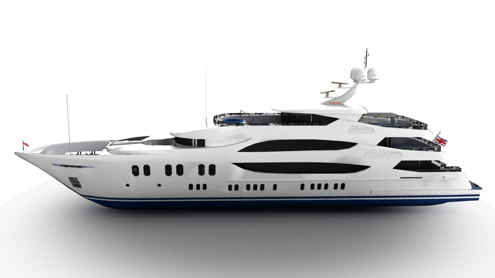 Trinity Yacht 3D Model - TurboSquid 1464824