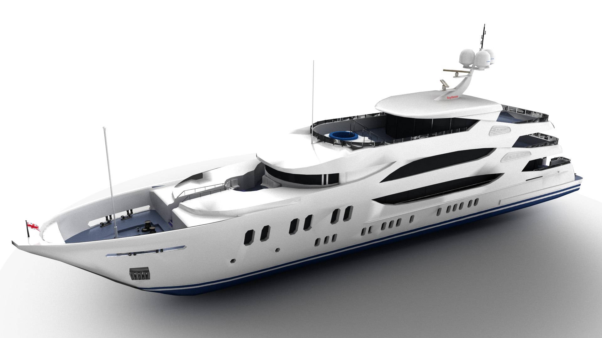 Trinity Yacht 3D Model - TurboSquid 1464824