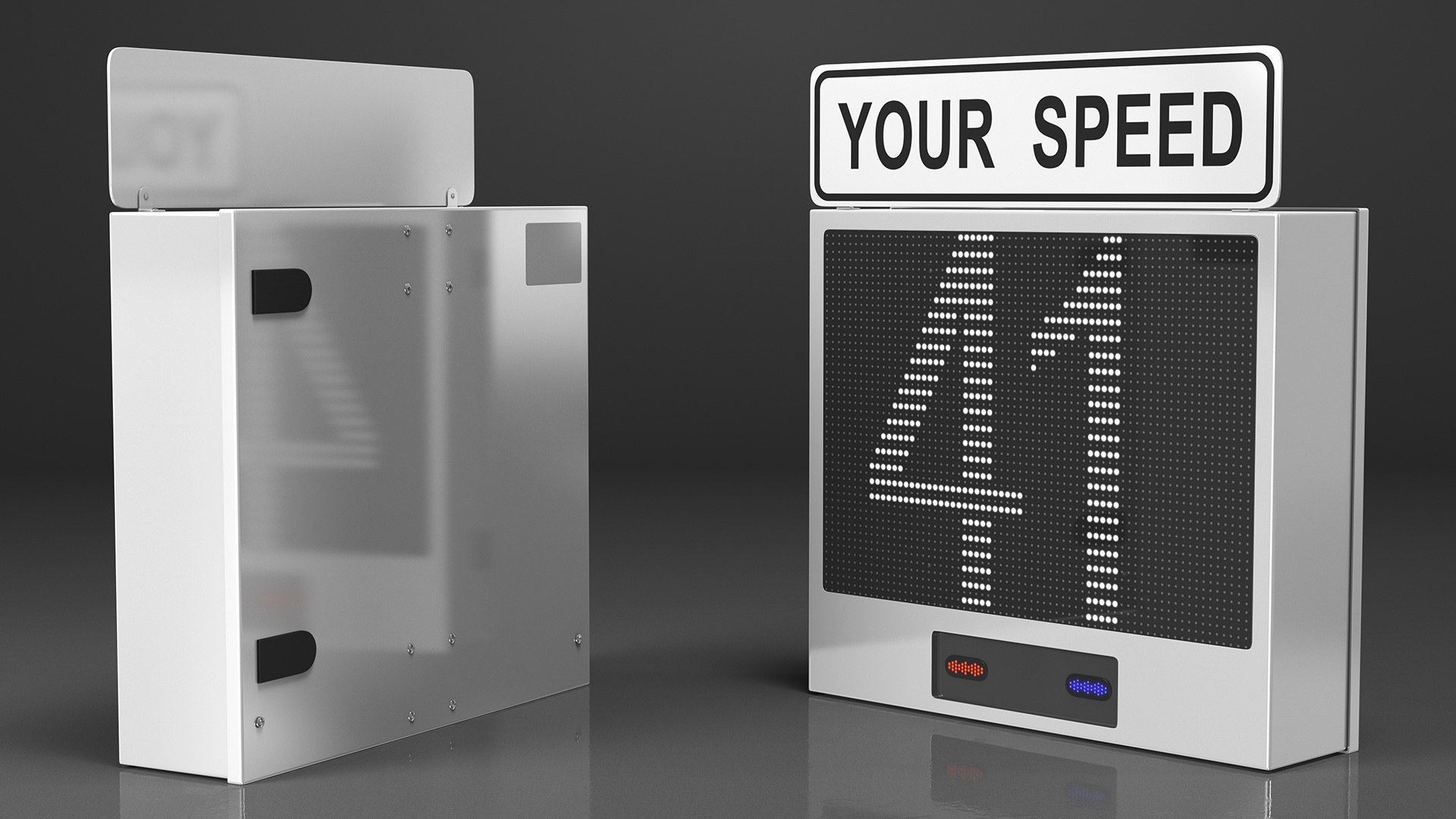 3D Electronic Modular Speed Display Model - TurboSquid 1631529