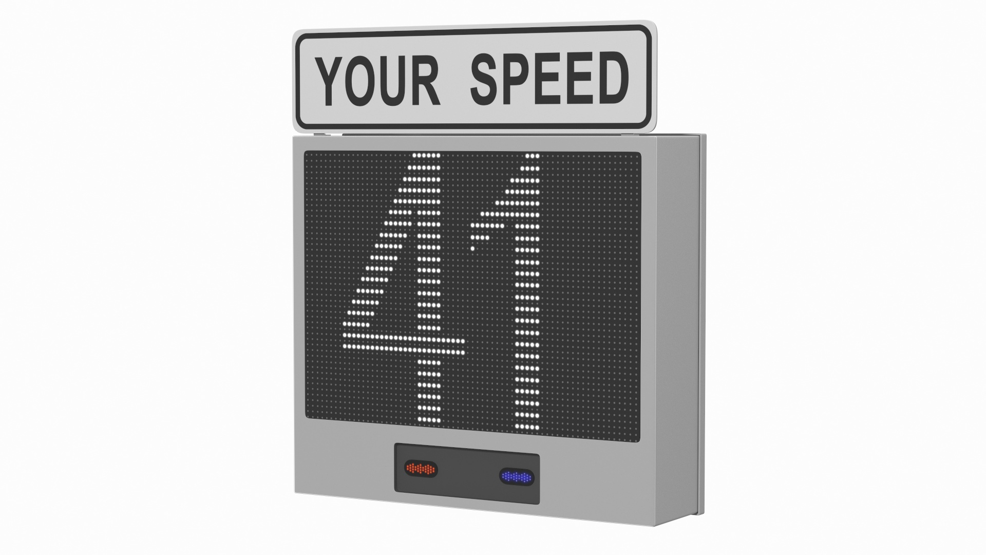 3D Electronic Modular Speed Display Model - TurboSquid 1631529