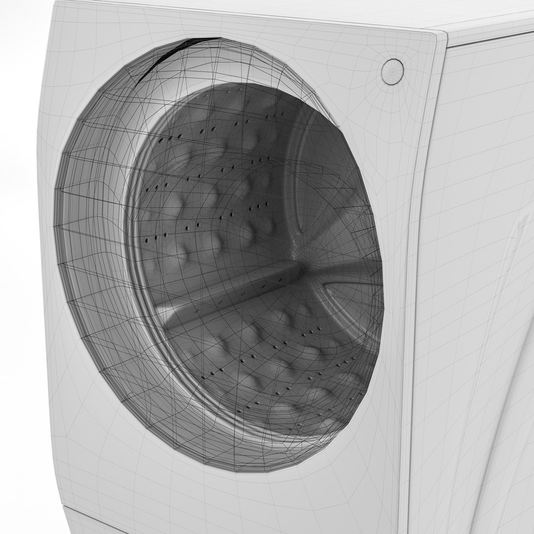 3D LG SIGNATURE Double Drum Washing Machine Model - TurboSquid 1810115