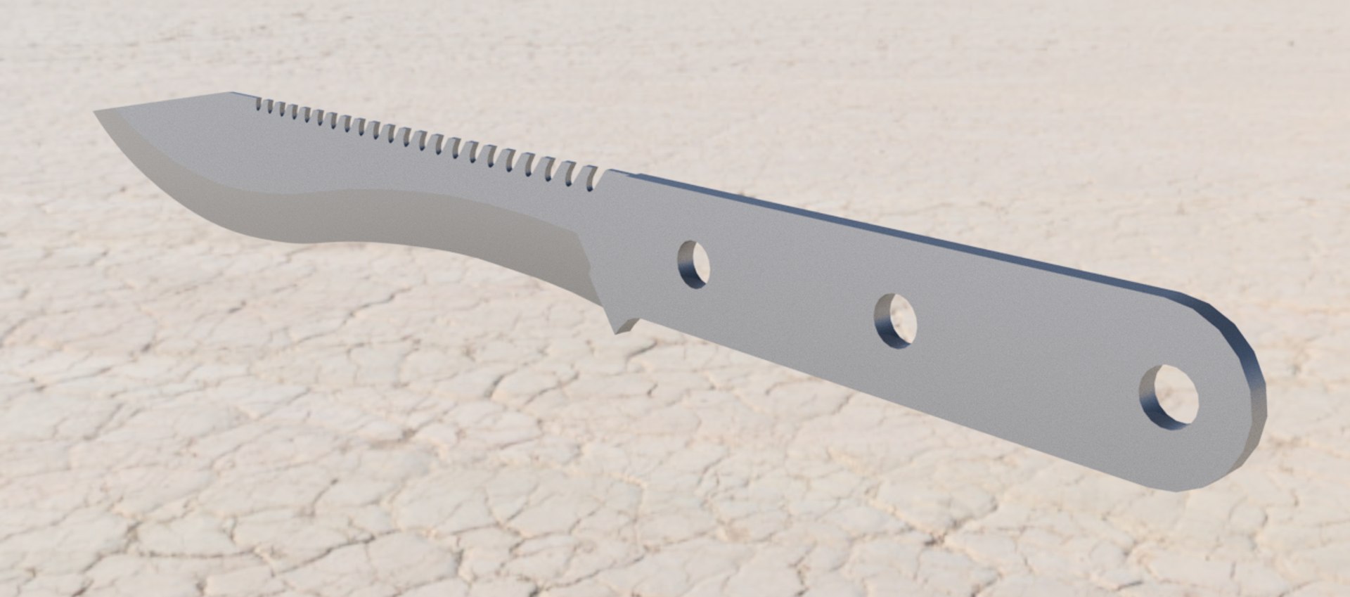 Machete blade model - TurboSquid 1344701