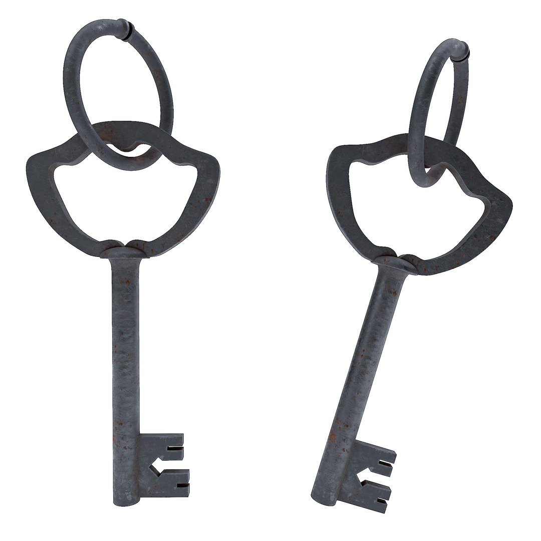3D Old Grungy Metal Key 3dmodel Model - TurboSquid 1982832