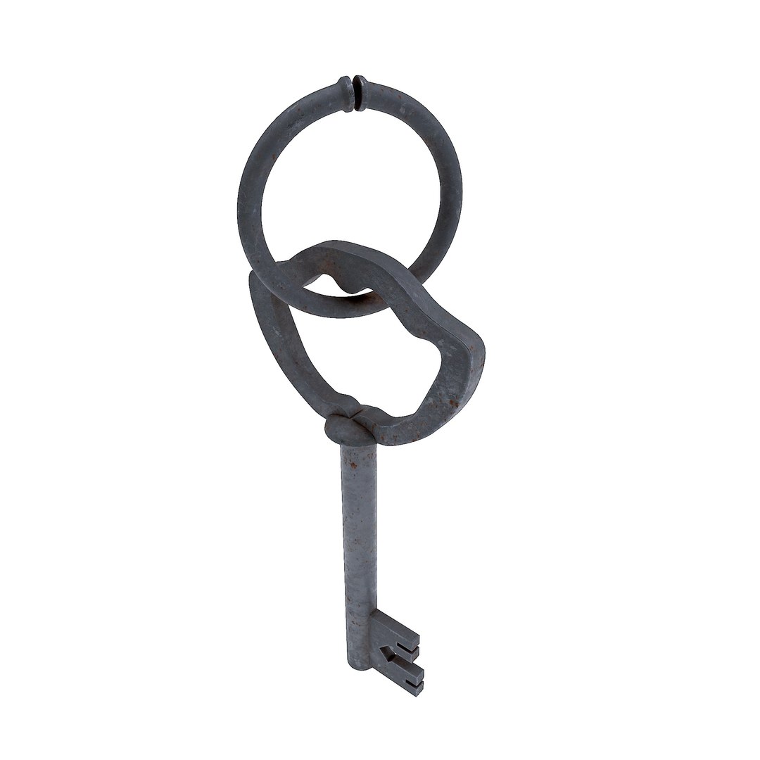 3D Old Grungy Metal Key 3dmodel Model - TurboSquid 1982832