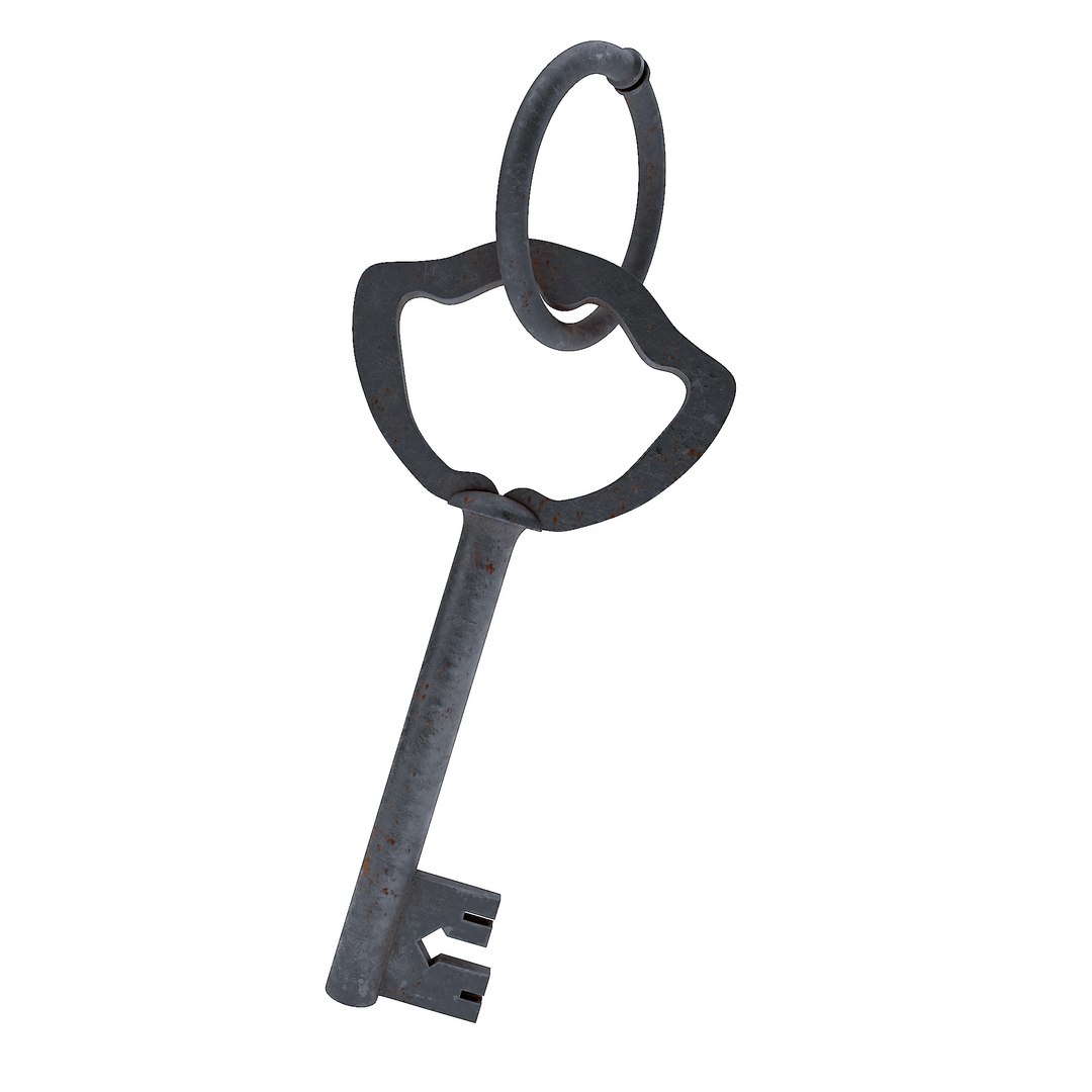 3D Old Grungy Metal Key 3dmodel Model - TurboSquid 1982832