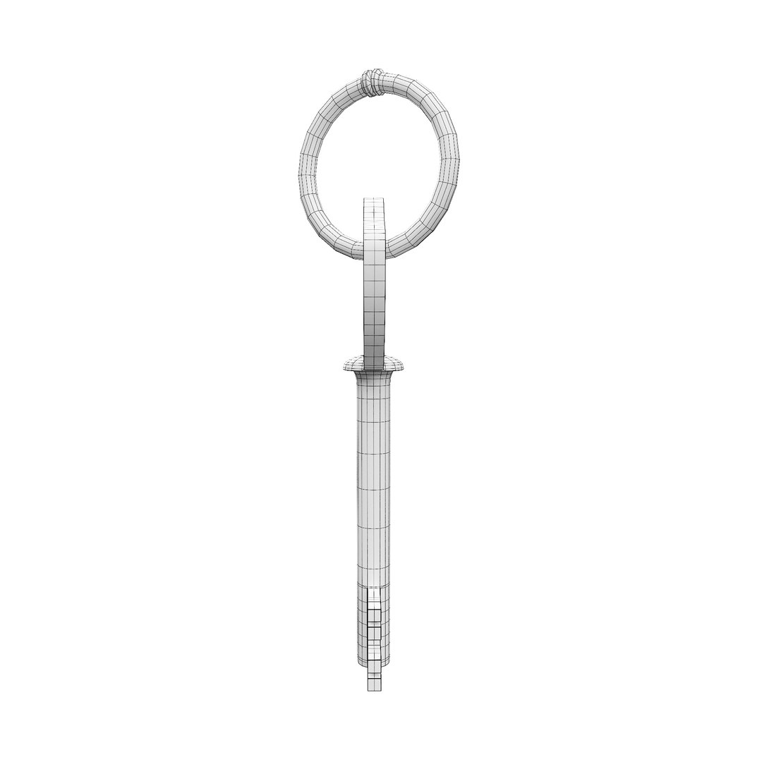 3D Old Grungy Metal Key 3dmodel Model - TurboSquid 1982832