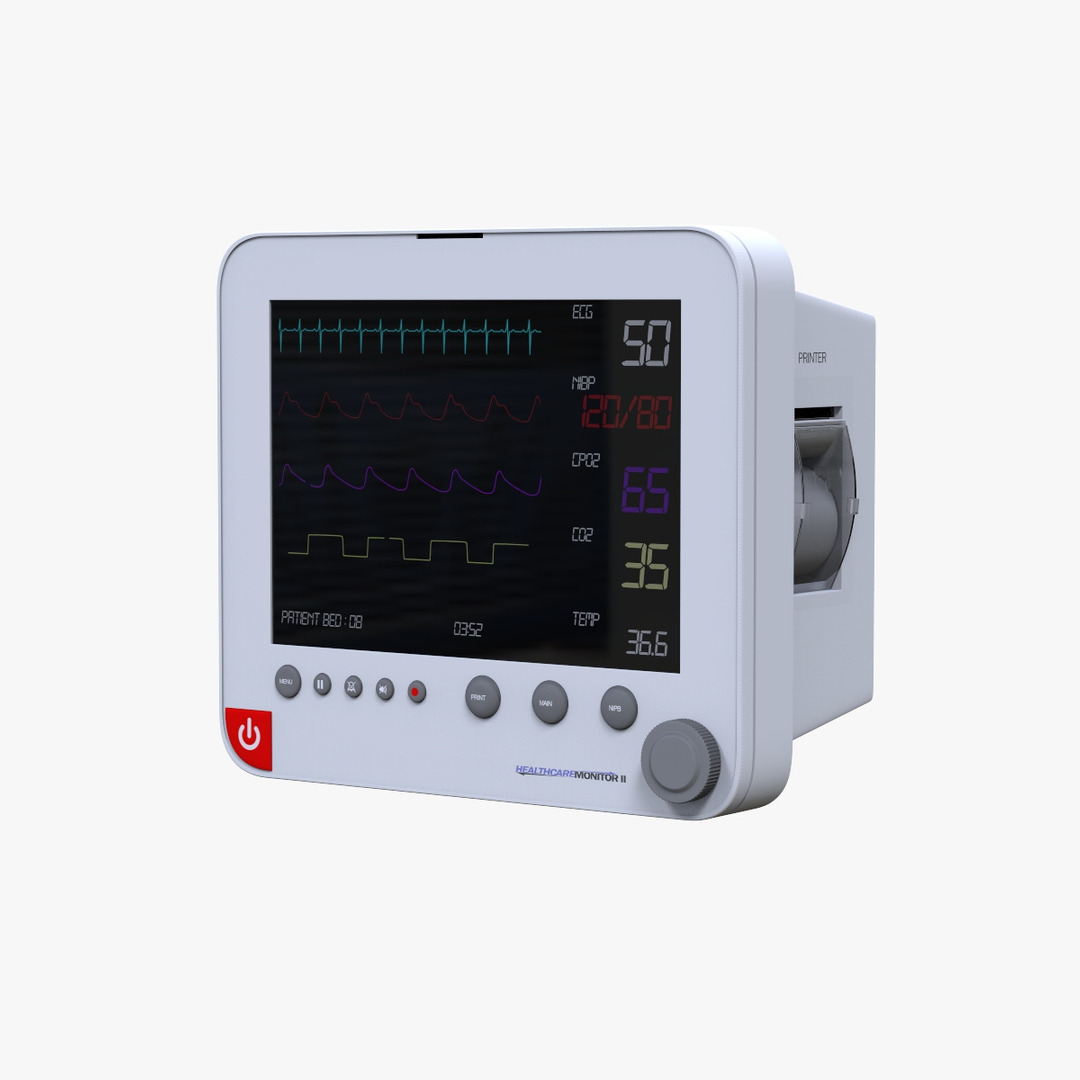 3D Patient Monitoring - TurboSquid 1198405