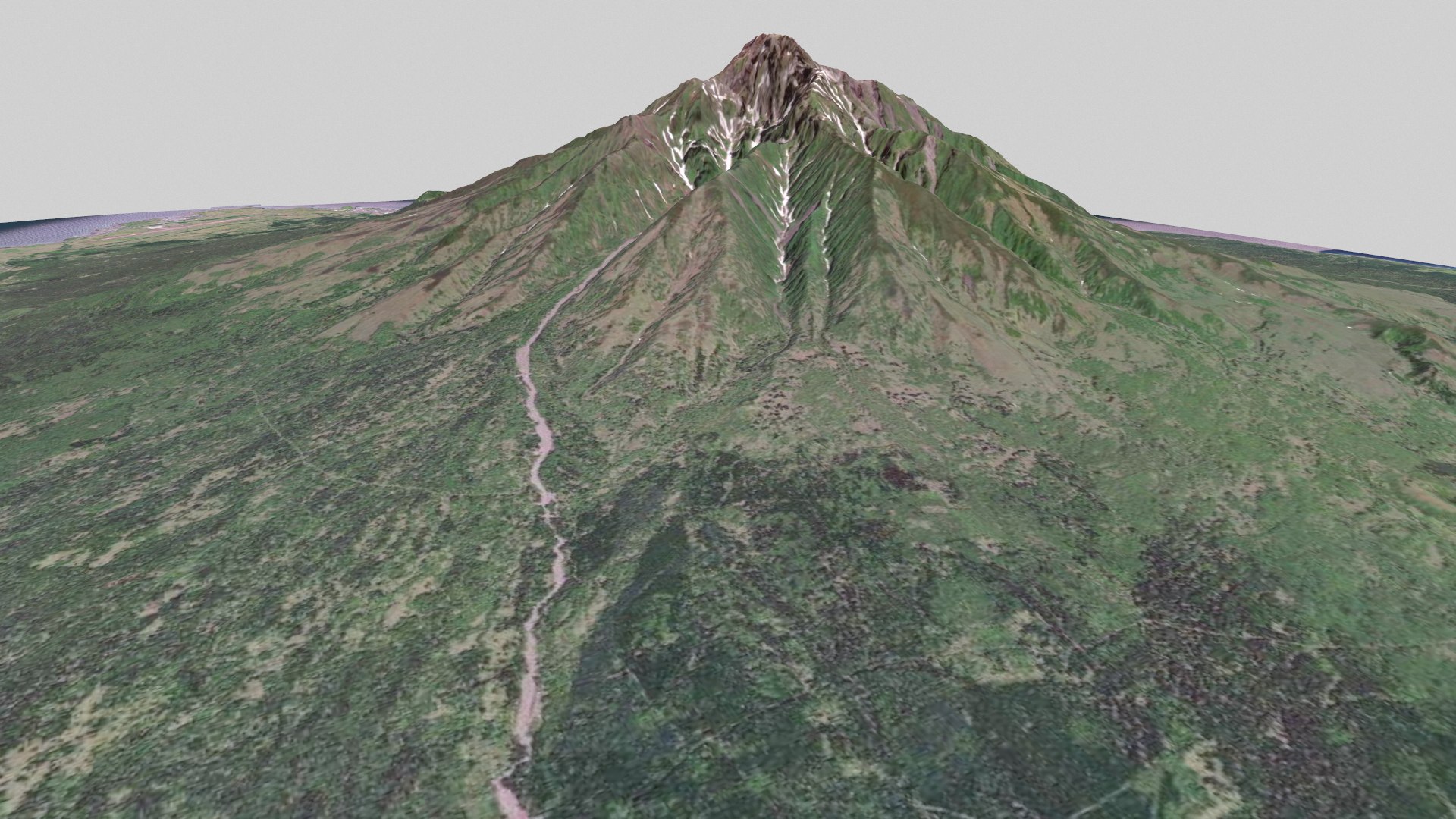 3D Mountain Landscape Volcano Rishiri Japan - TurboSquid 2190837