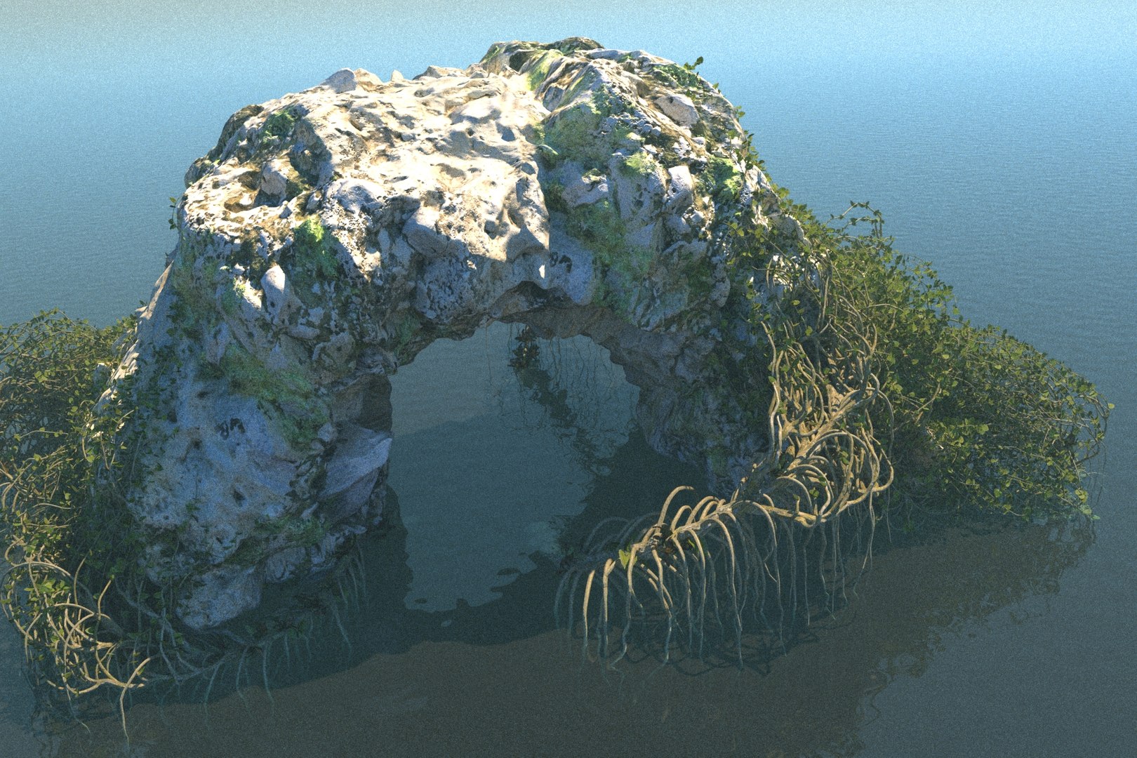 Rock Bridge Model - TurboSquid 1772058