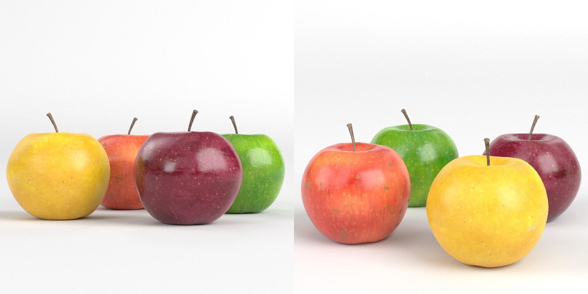 Apples 3D Model - TurboSquid 2063393