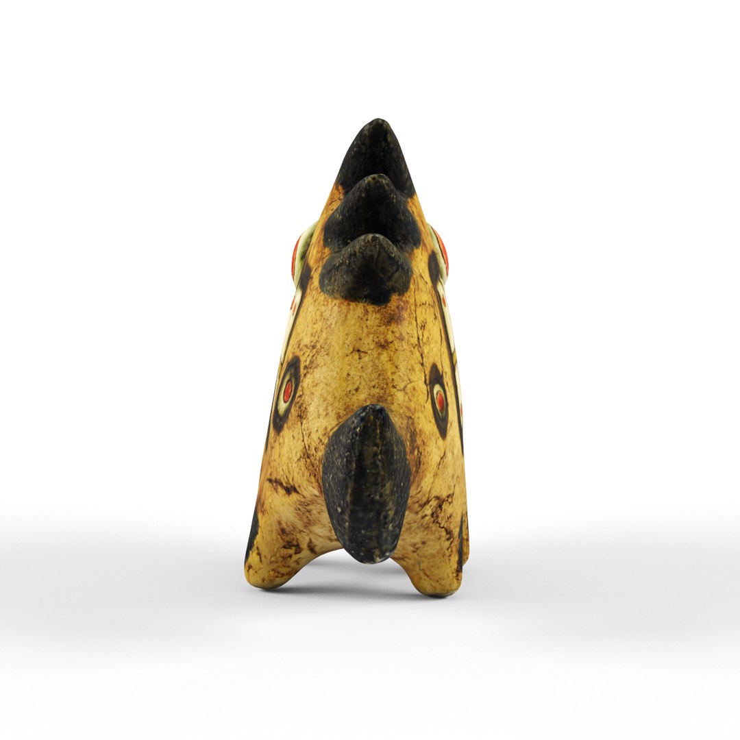 3D Clay Fish Sculpture Model - TurboSquid 1524361