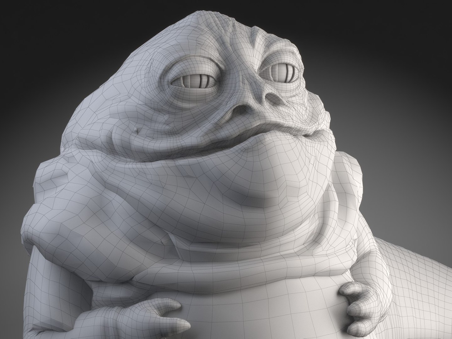 Star Wars Jabba 3d C4d