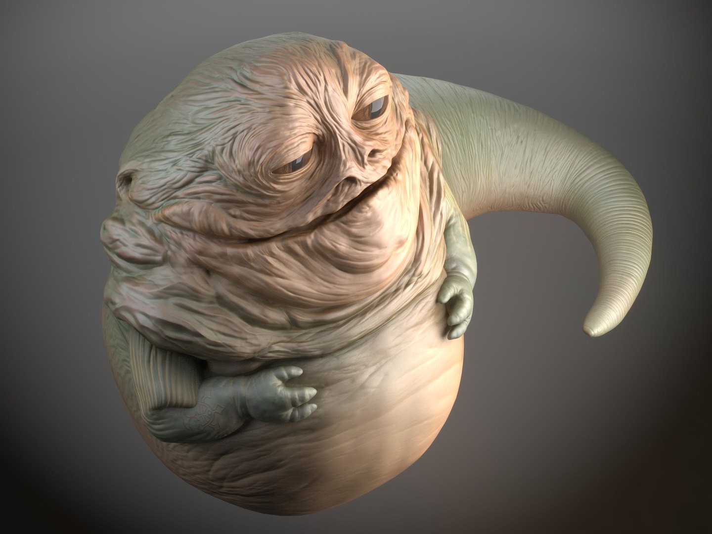 Star Wars Jabba 3d C4d