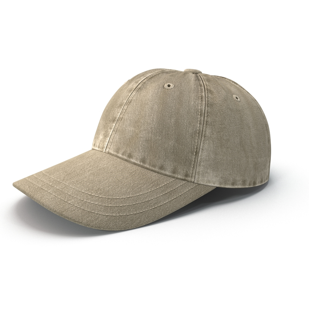 3d model baseball cap 2