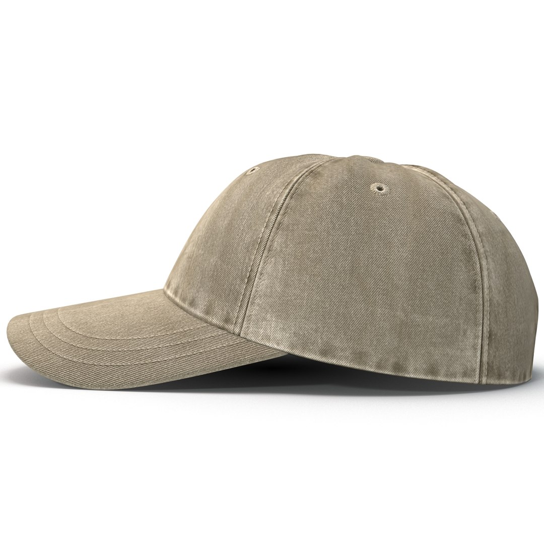 3d model baseball cap 2