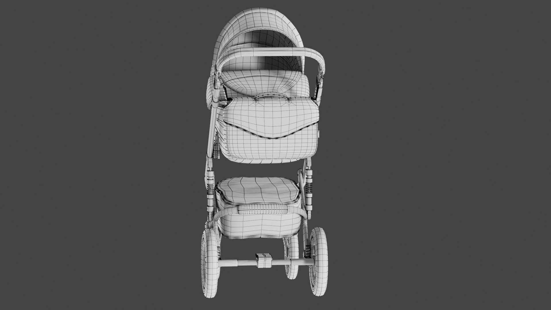 Base mesh baby stroller 3D model - TurboSquid 1578665