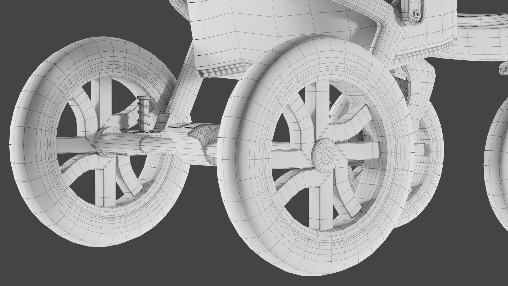Base mesh baby stroller 3D model - TurboSquid 1578665