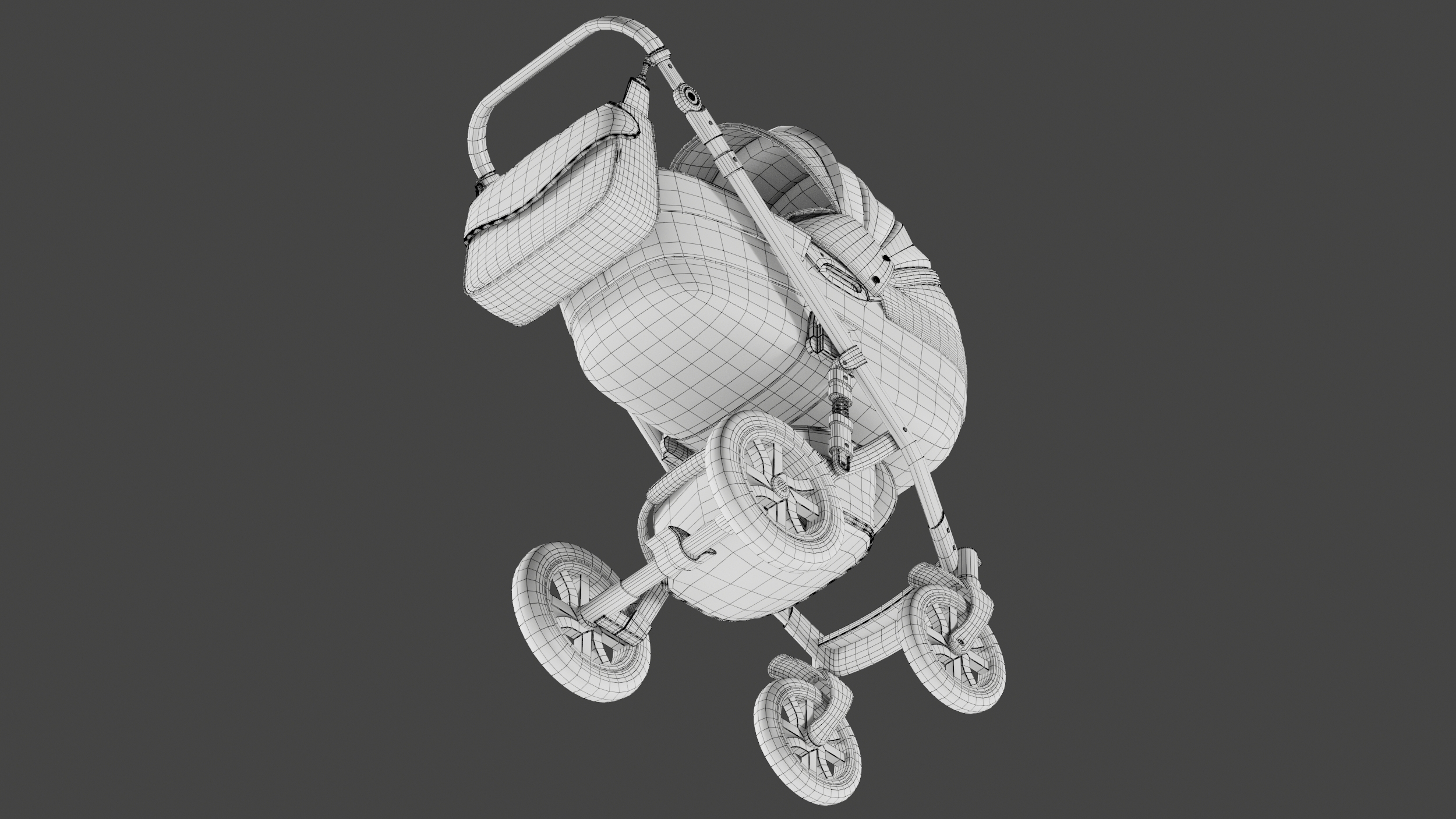 Base mesh baby stroller 3D model - TurboSquid 1578665