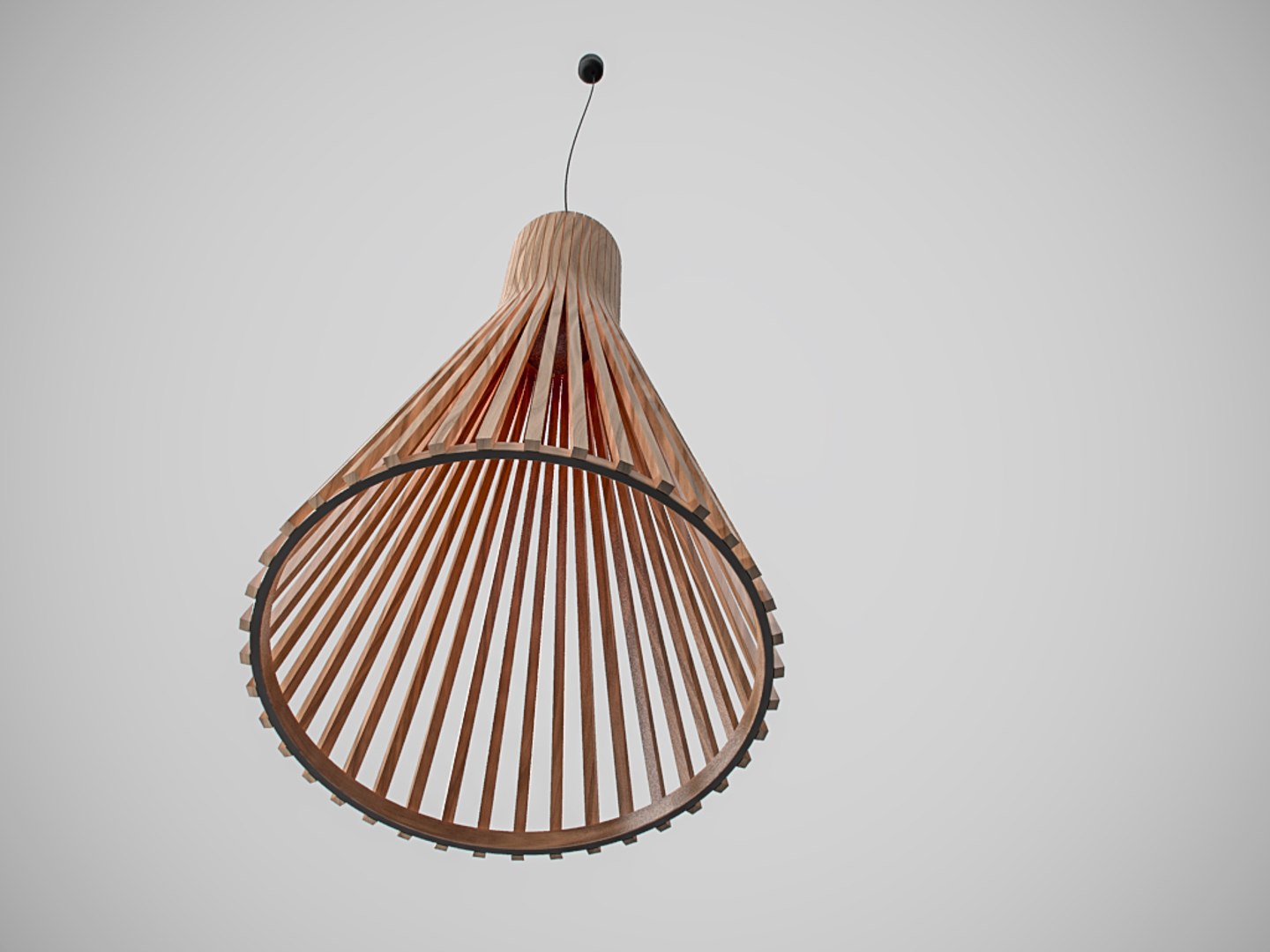 3d Finned Lamp