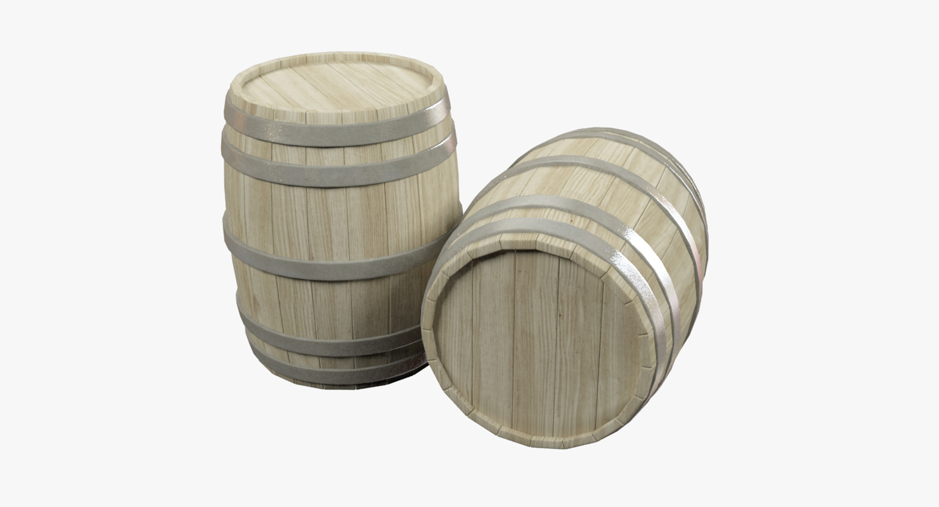 3D Model Wooden Barrels | 1143733 | TurboSquid