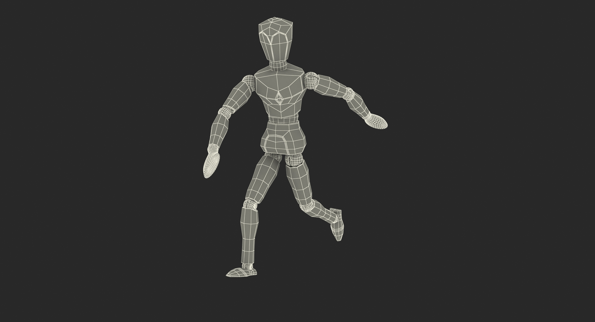 3D Model Wooden Dummy Toy Running - TurboSquid 1333531