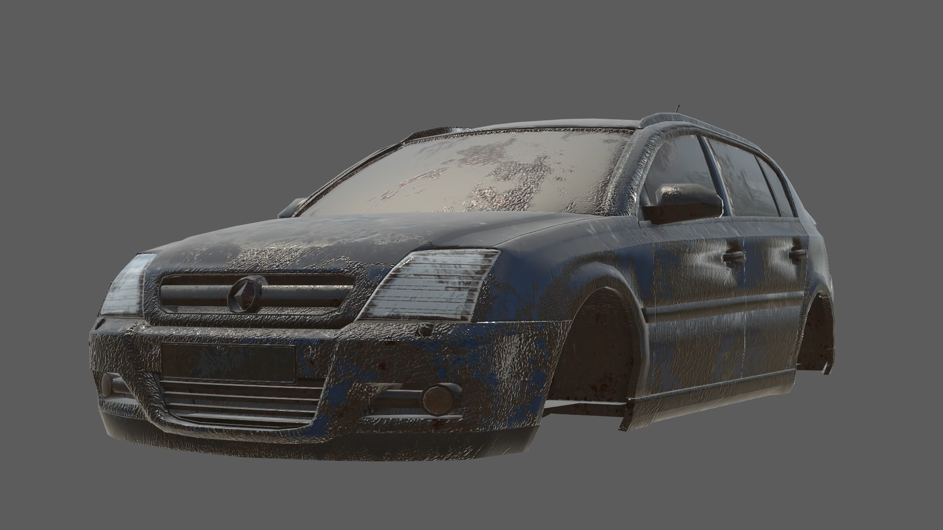 8k abandoned cars destroyed vehicle 3D - TurboSquid 2128280