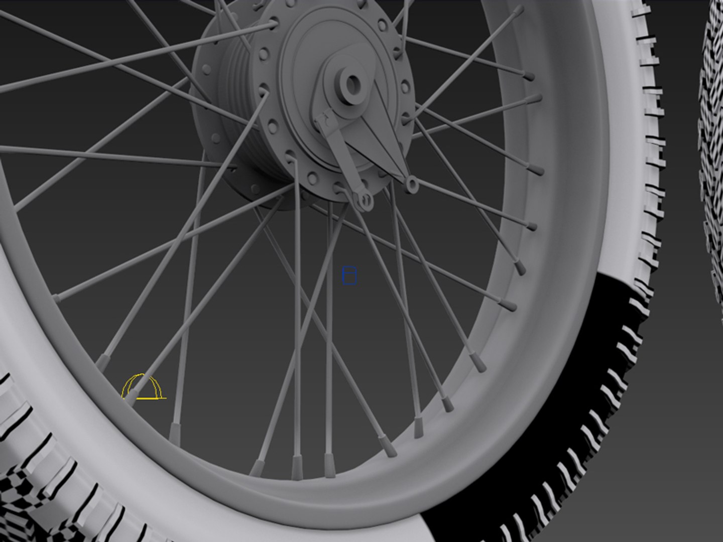 Honda Tyre Rim Wheel 3d Obj