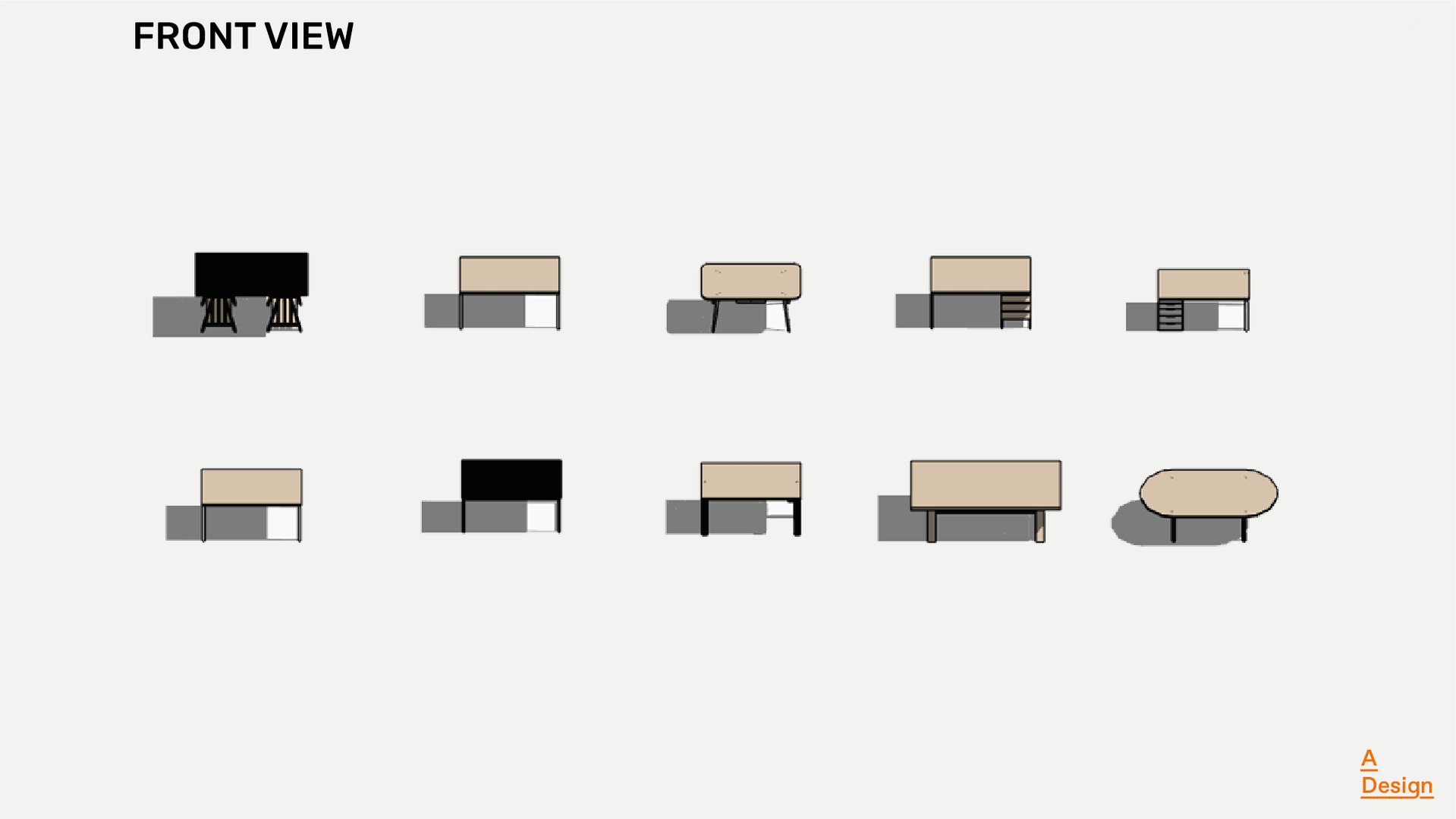 3D Model Tables - Pack Of Revit Families - TurboSquid 2151438