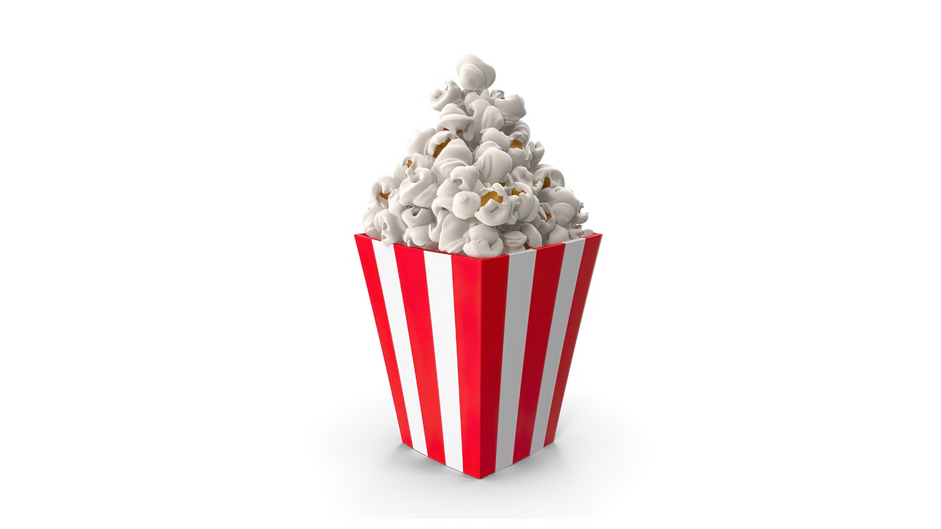 3D Popcorn Box Model - TurboSquid 2035756