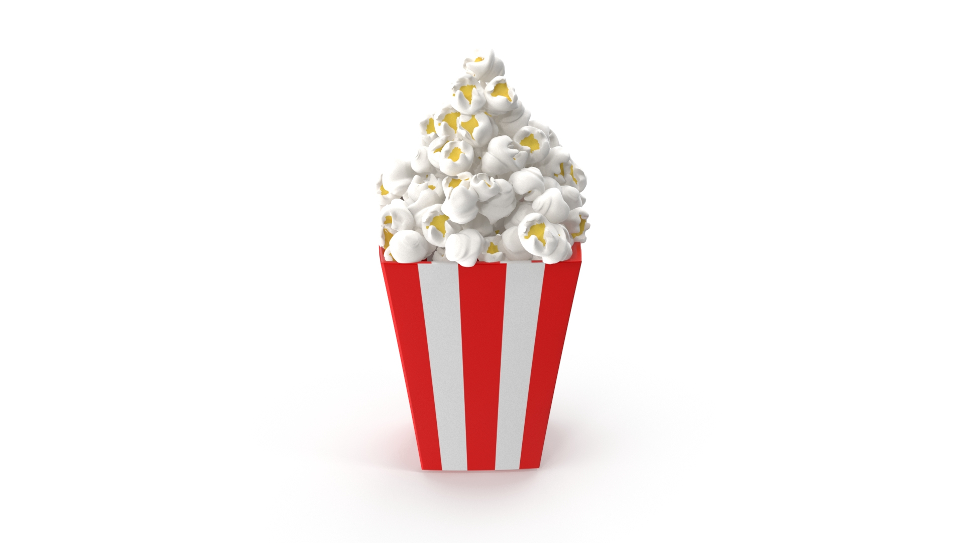 3D Popcorn Box Model - TurboSquid 2035756