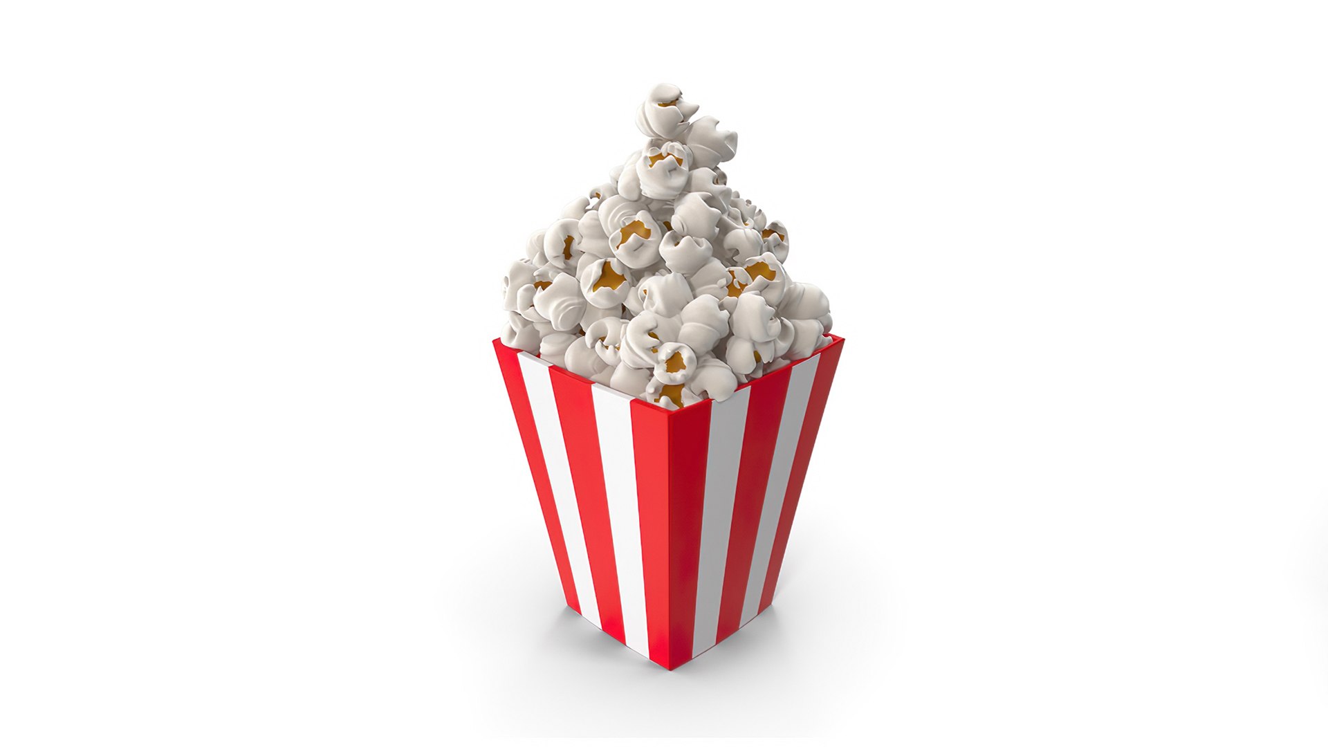 3D Popcorn Box Model - TurboSquid 2035756