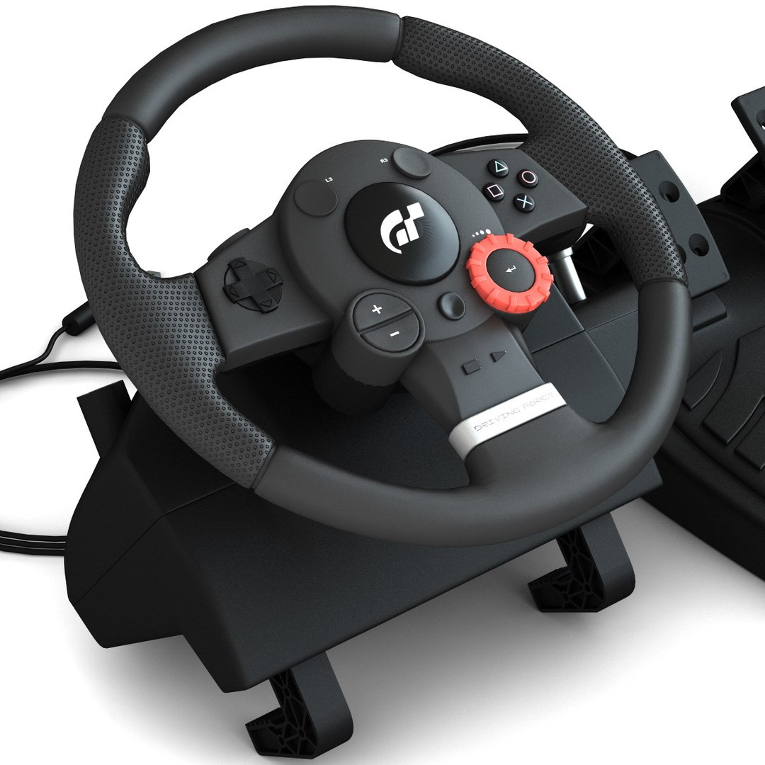 Usb Steering Wheel 3d Model