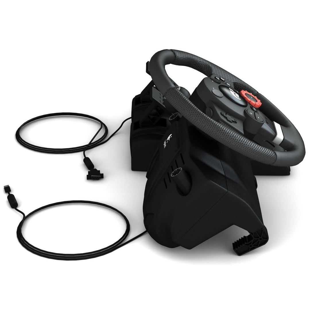 Usb Steering Wheel 3d Model