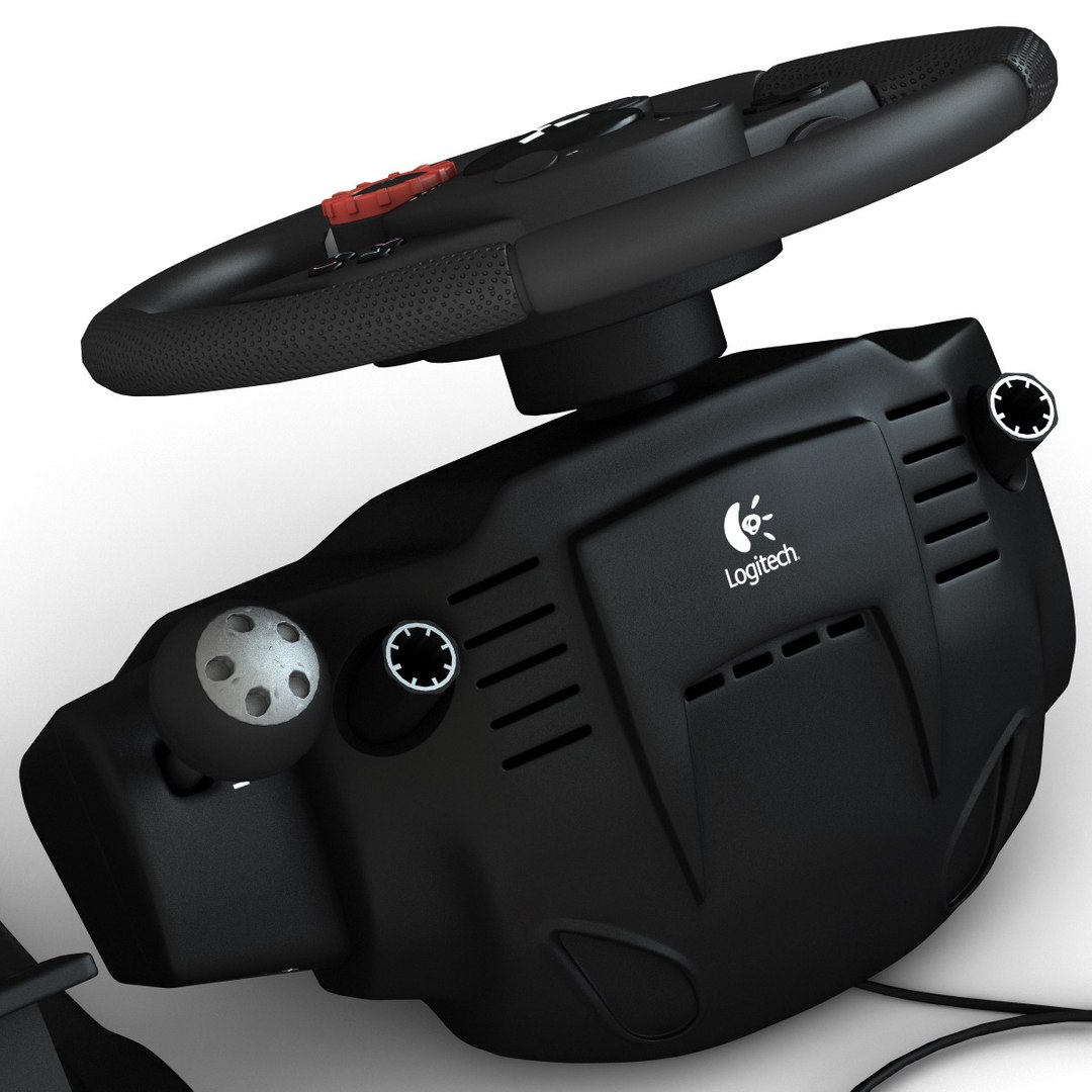Usb Steering Wheel 3d Model