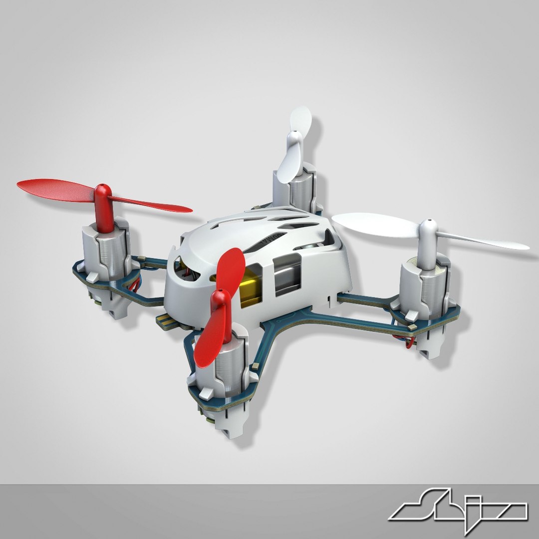 quadcopter hubsan nano q4 3d model