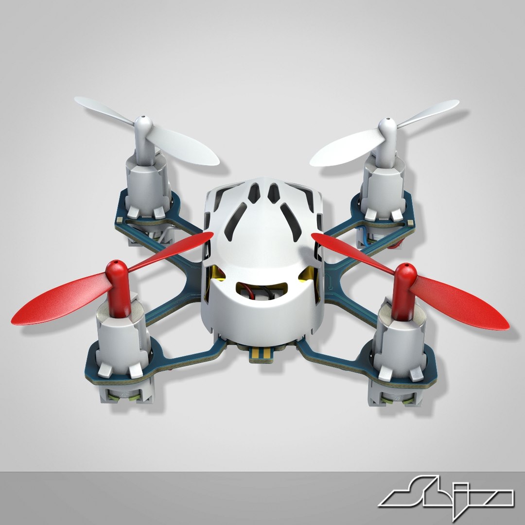 quadcopter hubsan nano q4 3d model