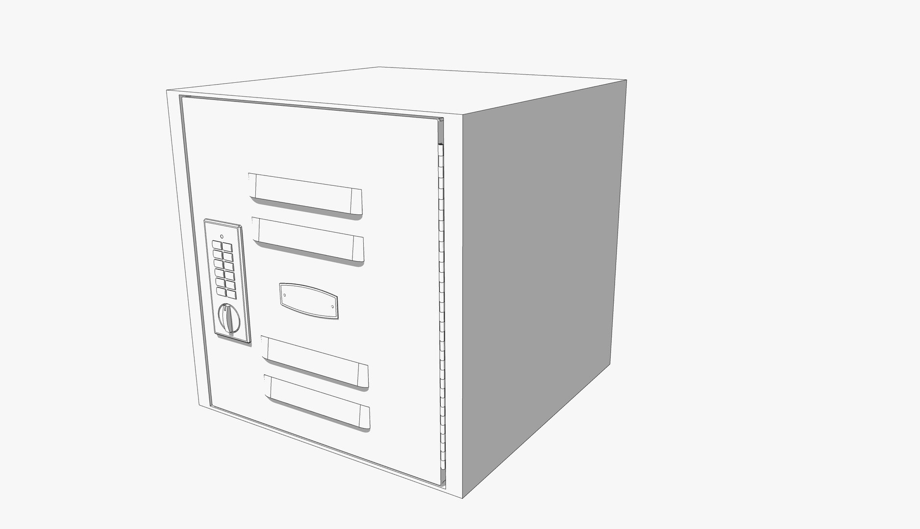 3D Cube Gym Lockers Model - TurboSquid 2160762