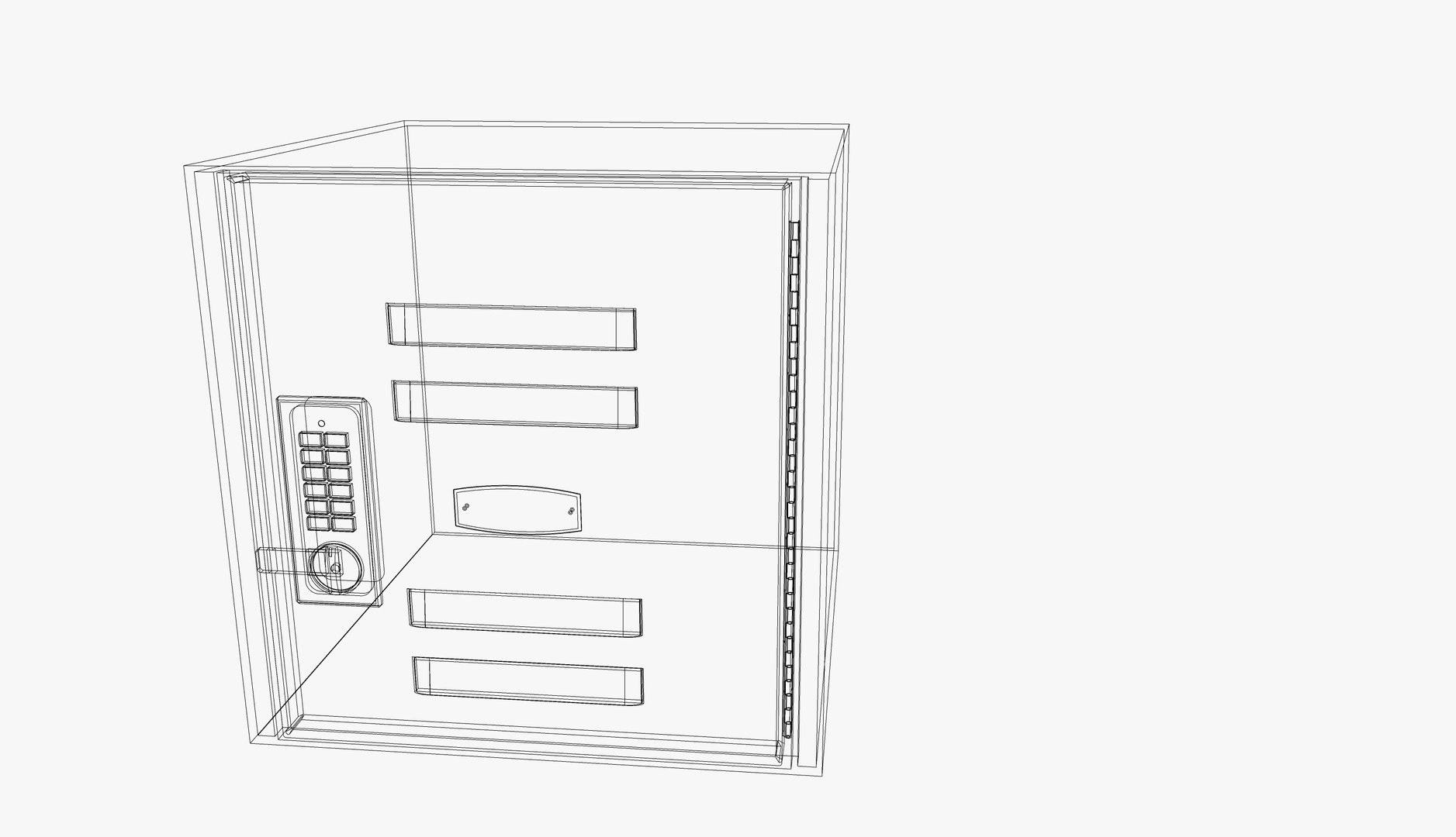 3D Cube Gym Lockers Model - TurboSquid 2160762