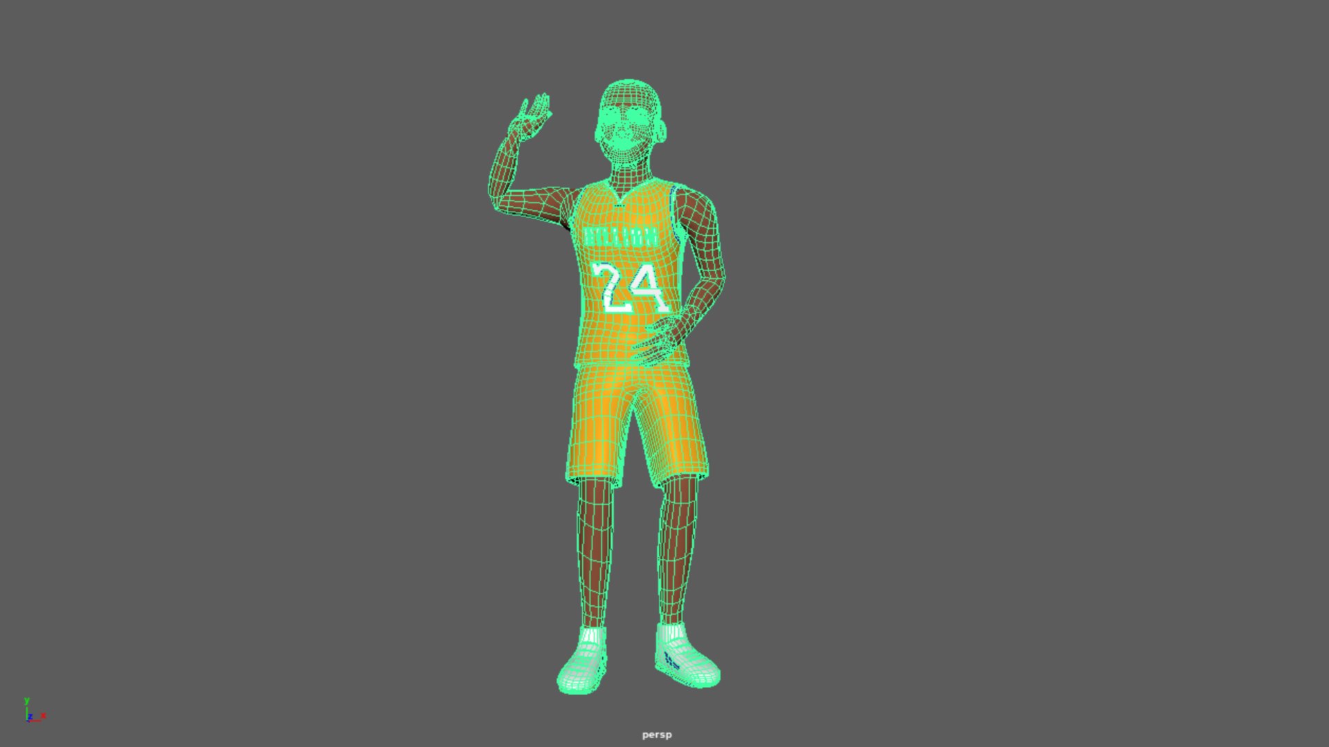 3D Basketball One Hand Pass Animation With Character - TurboSquid 1919044