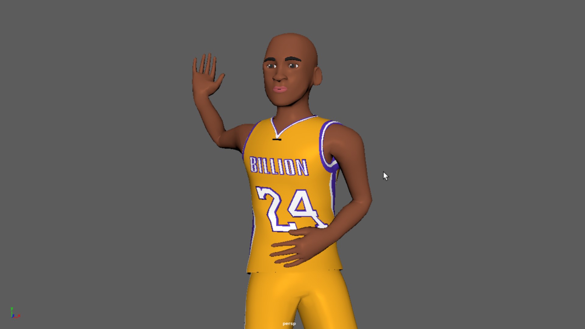 3D Basketball One Hand Pass Animation With Character - TurboSquid 1919044