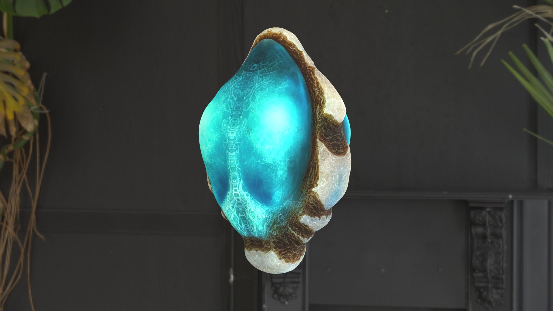 Ocean Blue Egg 3D - TurboSquid 1983977