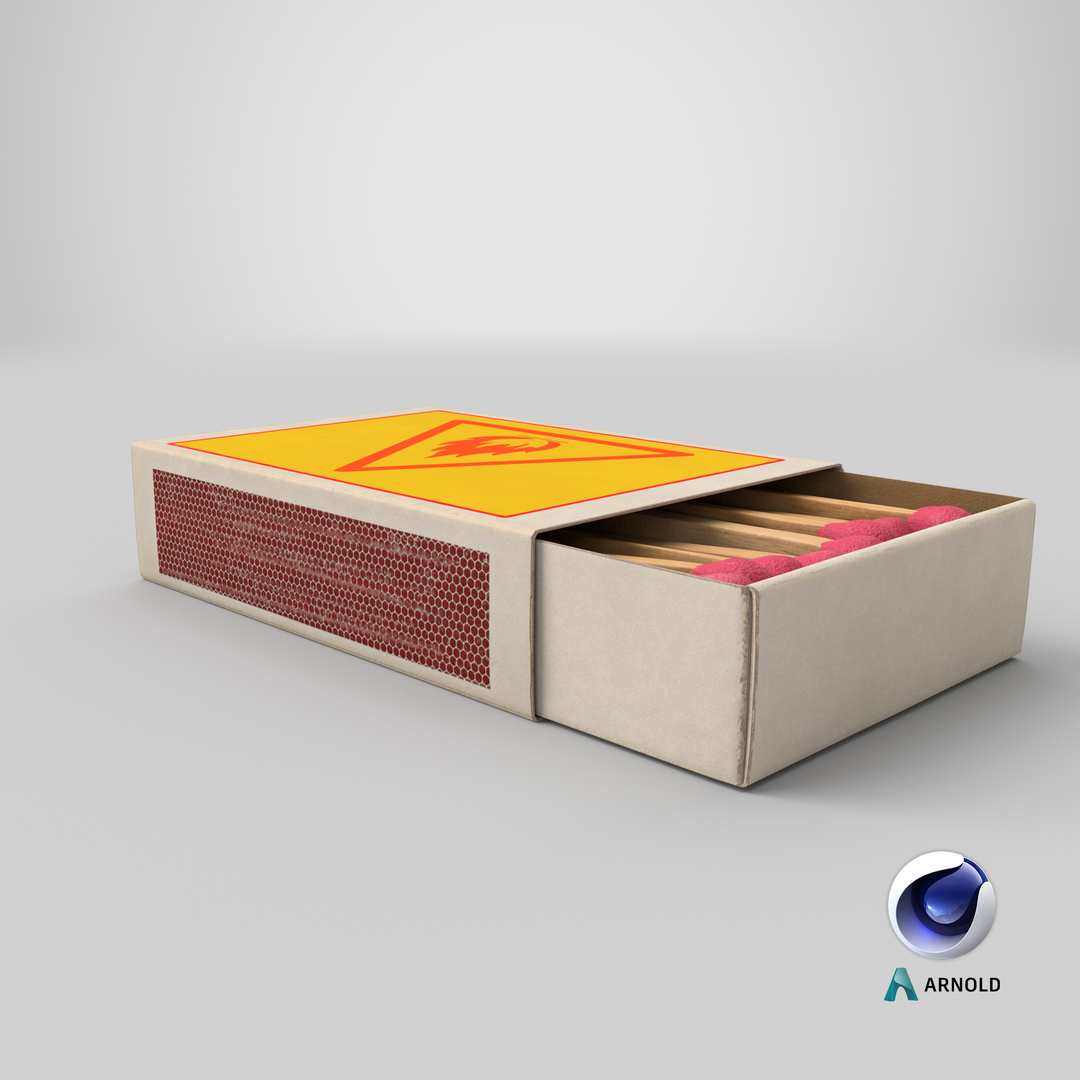 3D matchbox match model - TurboSquid 1392176
